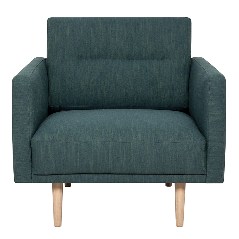 Lavrik Armchair - Dark Green Chenielle